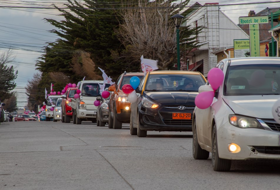 ANA MAYORGA EN LANZAMIENTO DE SU CAMPAÑA A ALCALDESA EN PUERTO NATALES ...